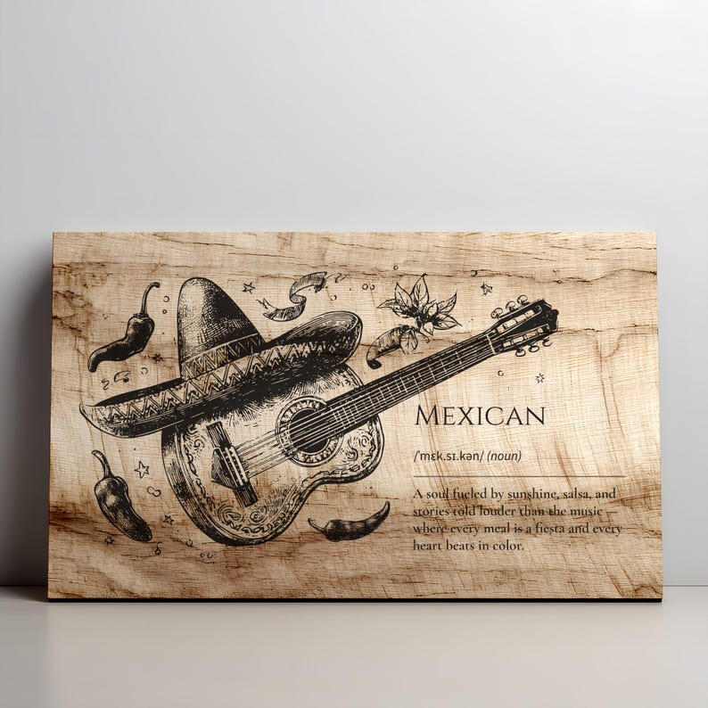 Mexican Definition Svg Png, Latin Art, Charcuterie, Cutting Board Svg ...