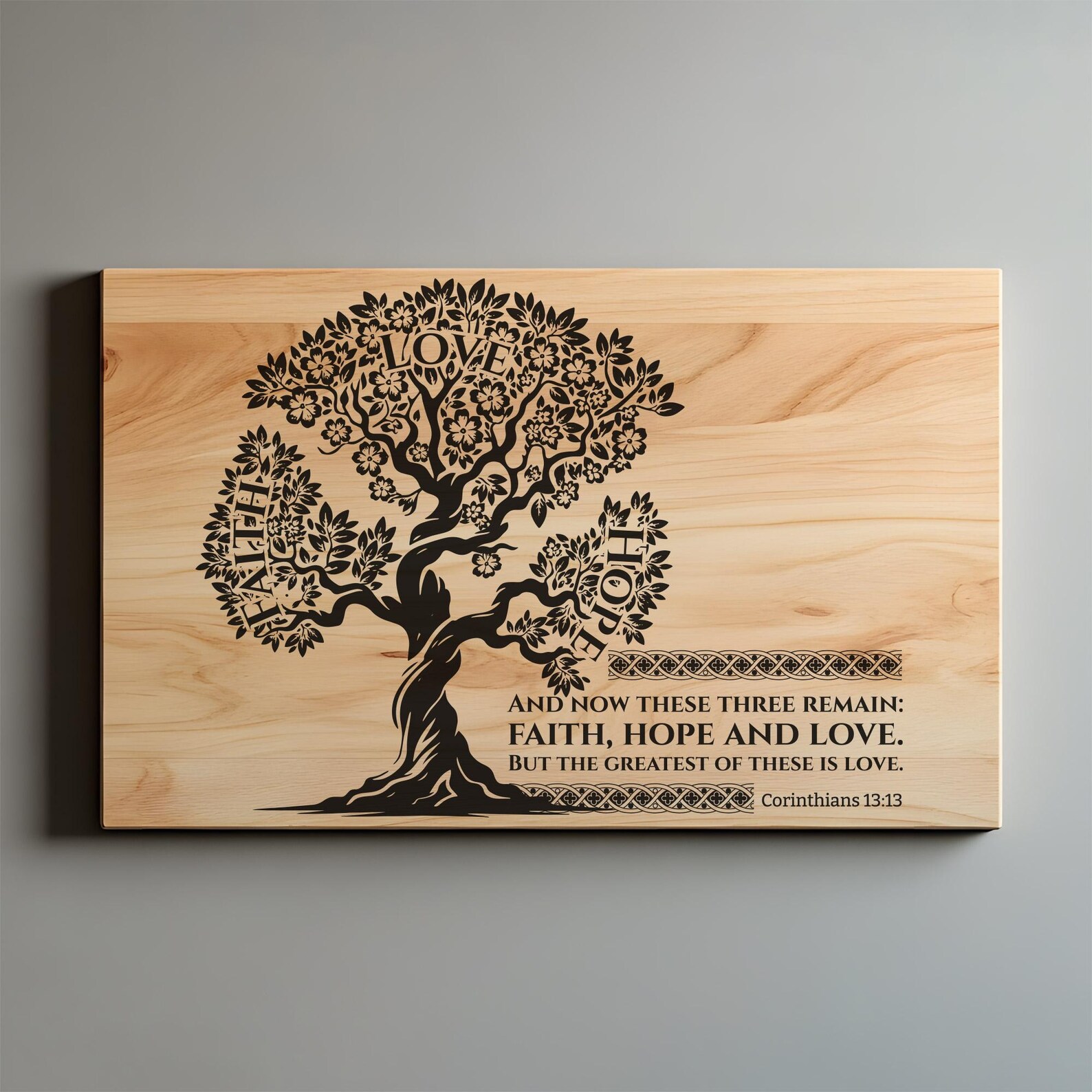 Faith Hope Love PNG SVG, Charcuterie, Cutting Board Laser Engrave ...