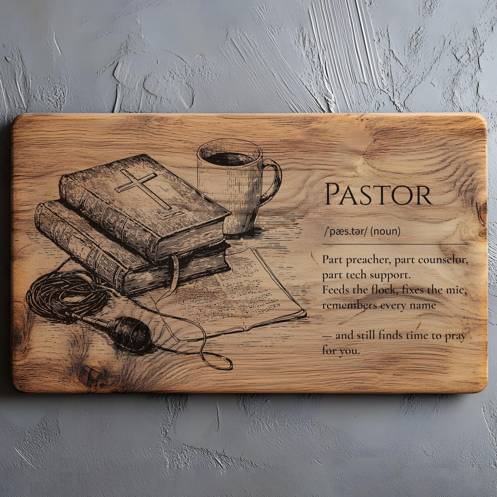 Pastor SVG PNG, Charcuterie, Cutting Board Laser Engrave, Pastor ...