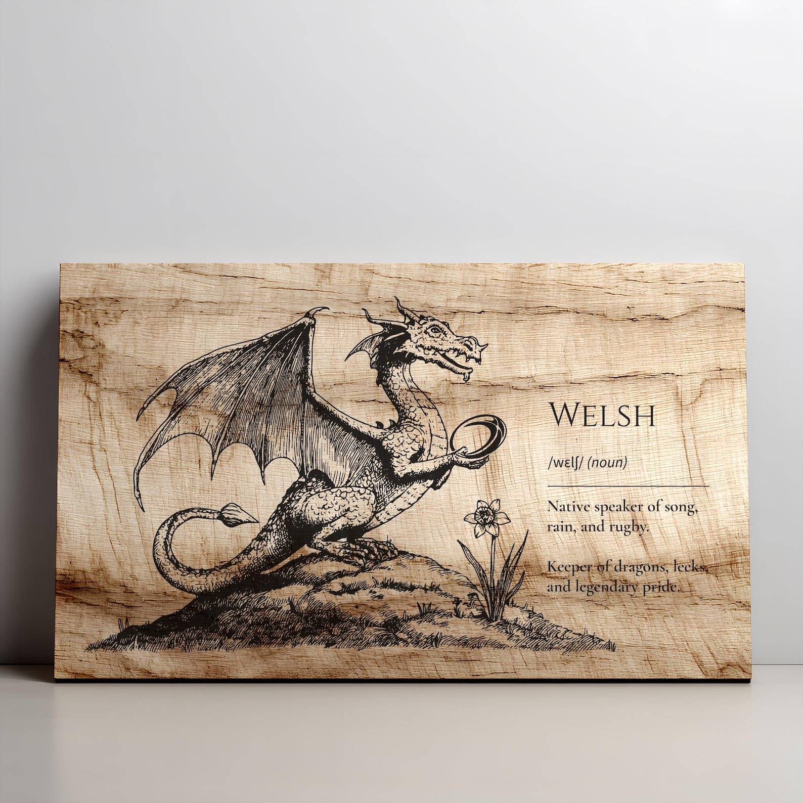 Welsh Definition Sign SVG PNG – Funny Dragon Svg – Celtic Pride Wall ...