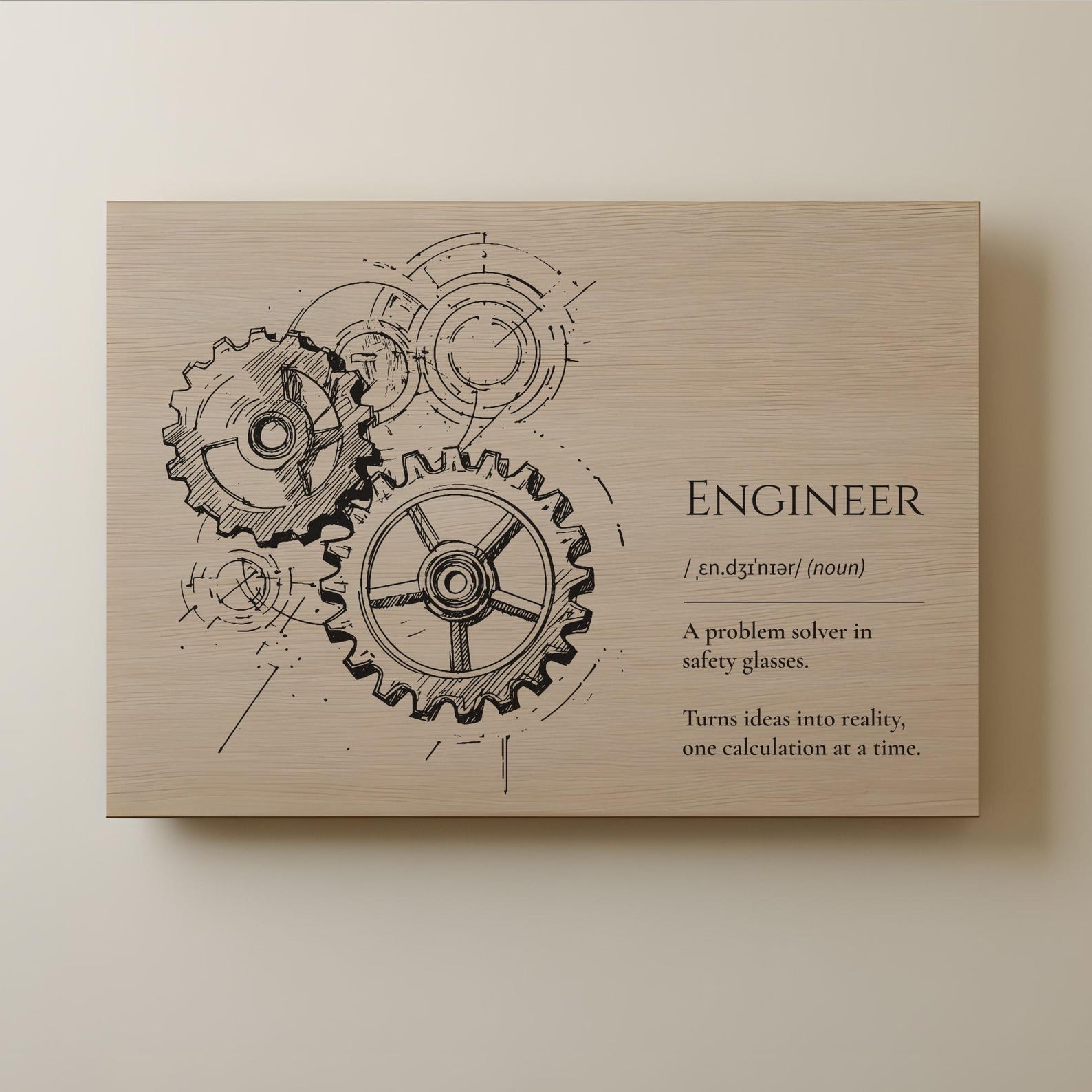 Engineer Description, Cutting Board Laser Engrave SVG PNG, Engineer ...