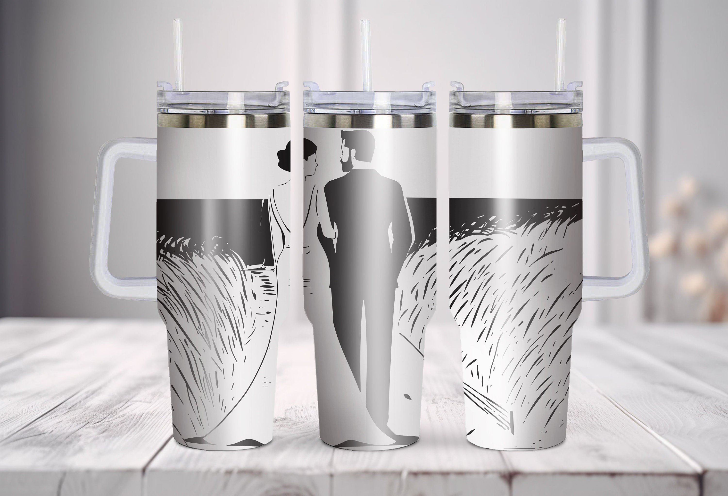 Wedding SVG Bundle Tumbler Wrap. Laser Svg, 40oz Tumbler Full Wrap ...