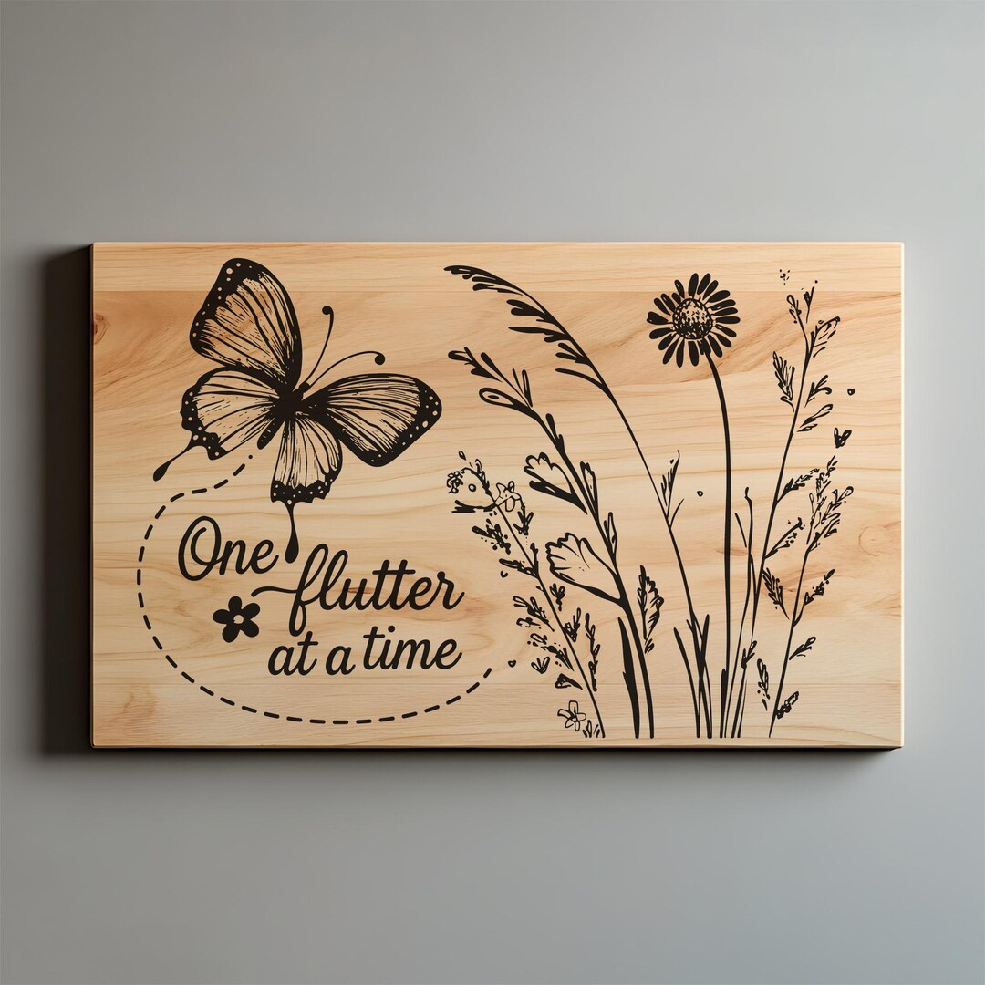 Butterfly Flutter Charcuterie, Cutting Boards Laser Engrave SVG File ...