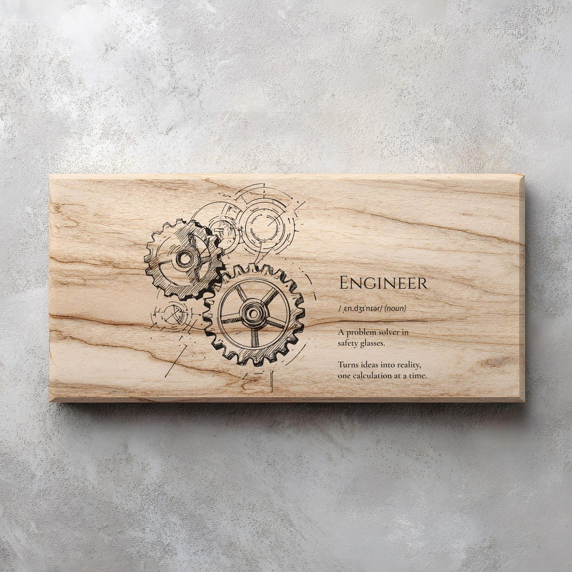 Engineer Description, Cutting Board Laser Engrave SVG PNG, Engineer ...