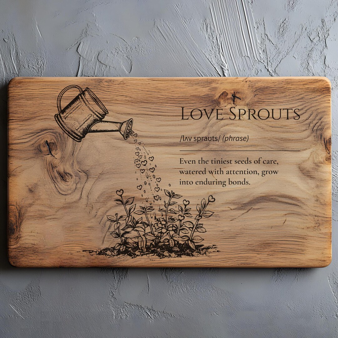 Love Sprouts Wall Decor SVG, PNG, Wedding Unity, Engagement Design ...