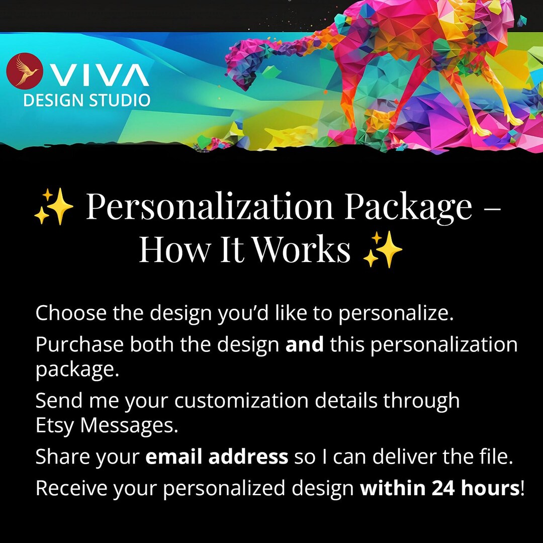 Personalization Package – Custom Design Add-on – Personalized SVG / PNG ...