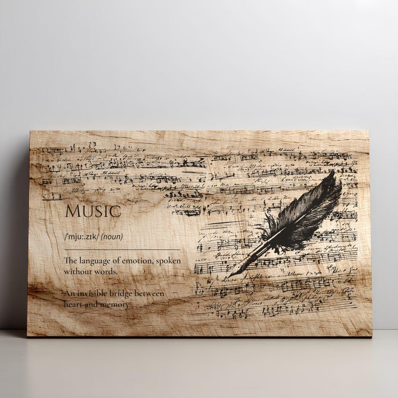 Music Wood Serving Tray - Etsy