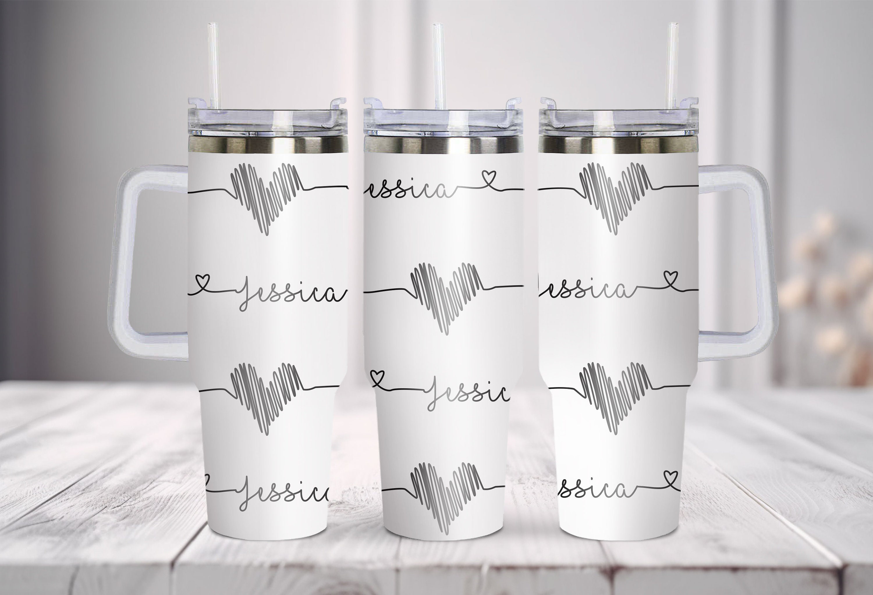 Personalized Stanley Tumbler Wraps. Laser Engraved Full Wrap Design for ...