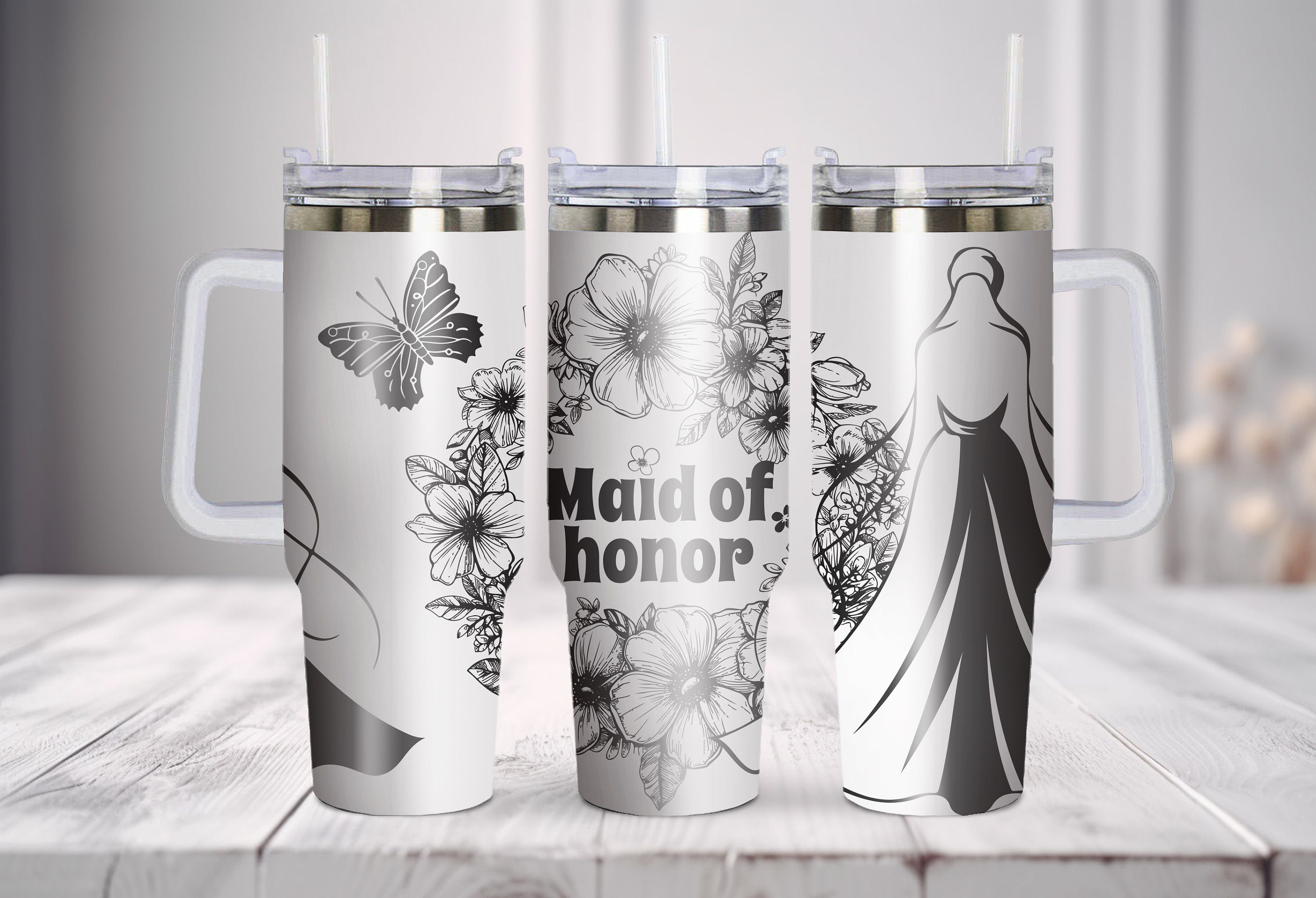 Wedding SVG Bundle Tumbler Wrap. Laser Svg, 40oz Tumbler Full Wrap ...