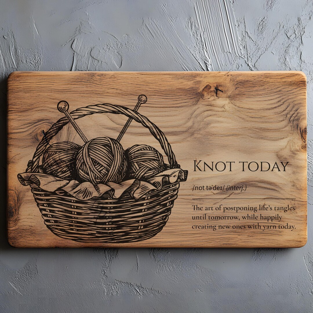 Knot Today Definition Charcuterie, Cutting Board Laser Engrave SVG, PNG ...
