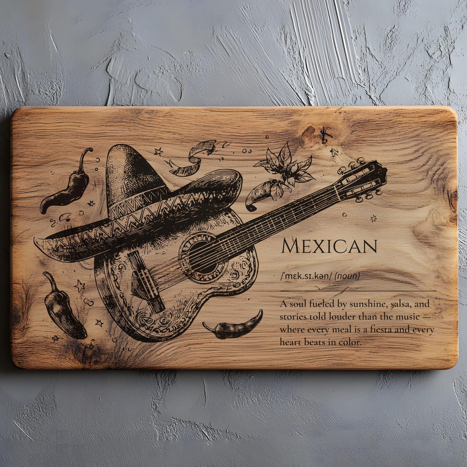 Mexican Definition Svg Png, Latin Art, Charcuterie, Cutting Board Svg ...