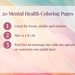 20 Adult and Teens Coloring Pages Mental Health and Relaxation ...
