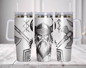 Viking Oden 40oz Full Wrap Tumbler SVG File - Etsy