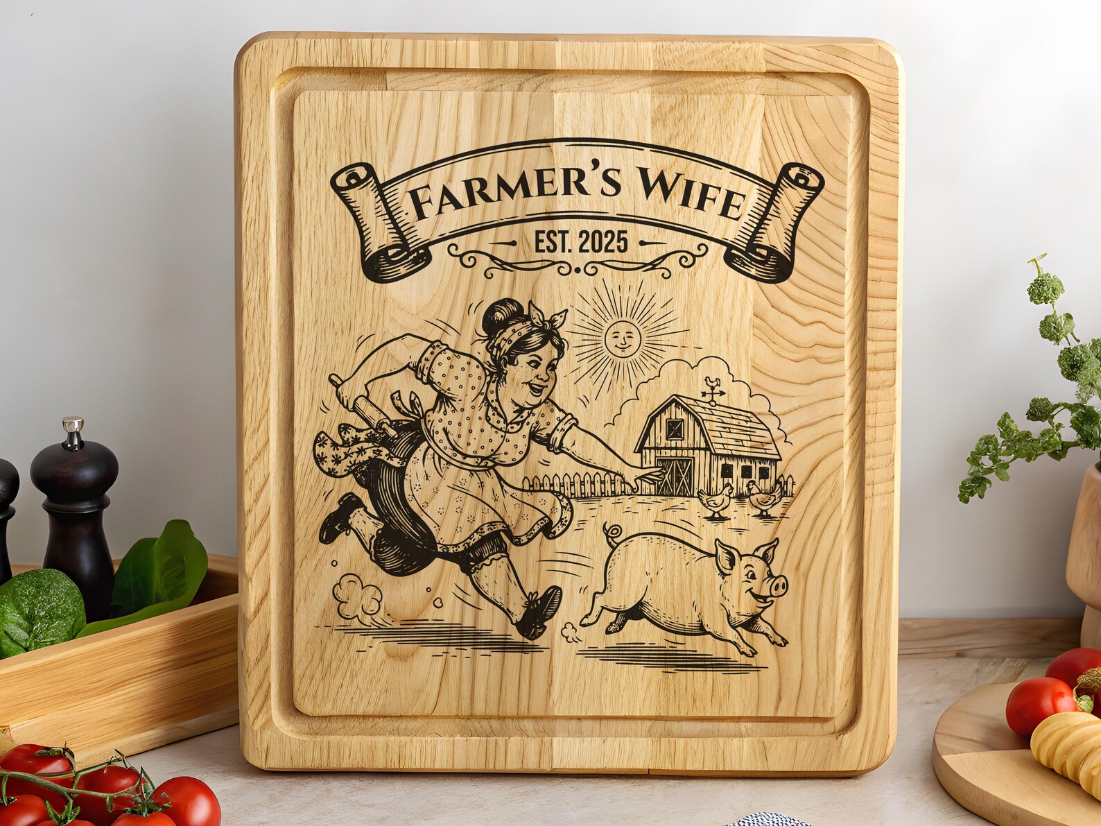 Farmer’s Wife, Sign SVG PNG, Funny Farmhouse Wall Decor, Farm Coasters ...