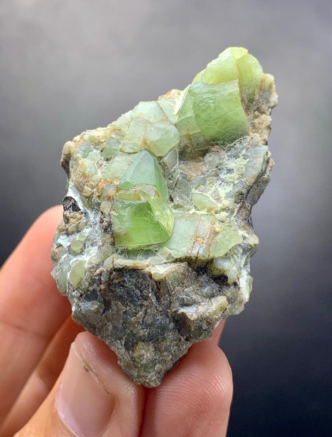 Stunning Green Colour Peridot Crystal From Supat Mine Kohistan Mine ...