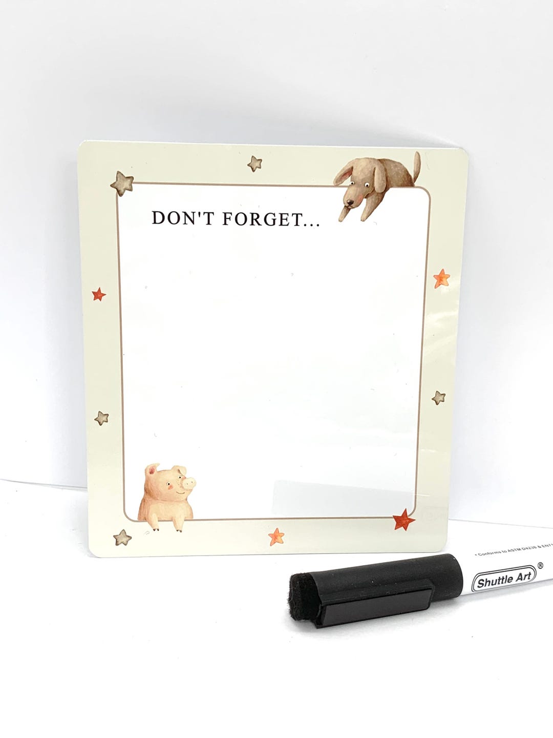 Animal Note Board: Personalised Wipe-off Reusable Don’t Forget To-do ...