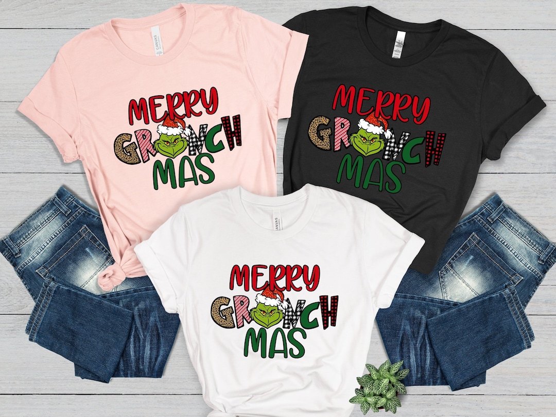 Merry Grinchmas Shirt Funny Grinch Shirt Christmas Grinch - Etsy