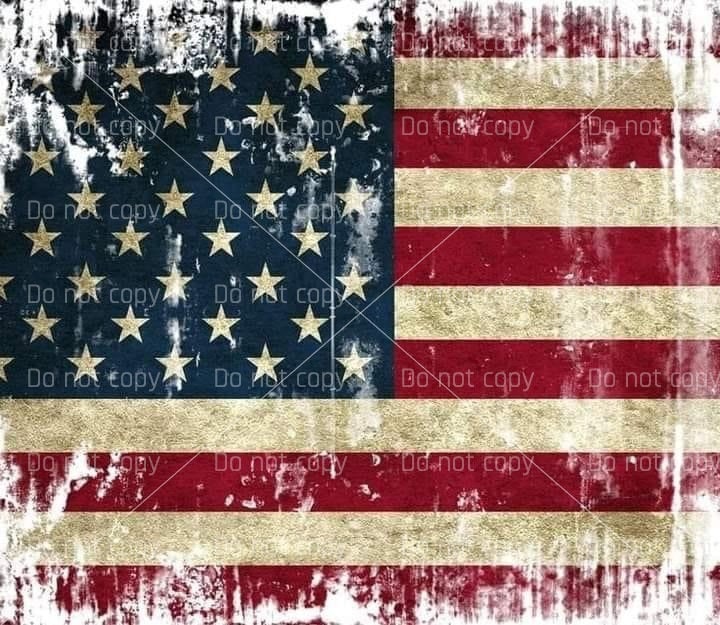 Distressed American Flag - Etsy