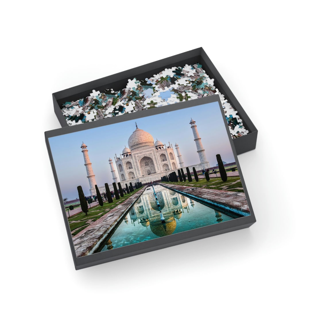 Taj Mahal Jigsaw Puzzle (1000-piece) - India, Travel - Fun Family ...