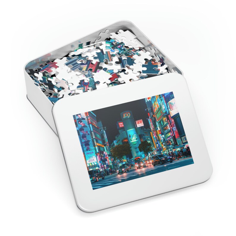 Tokyo at Night Jigsaw Puzzle 2 Sizes 500,1000-piece Shibuya at Night ...