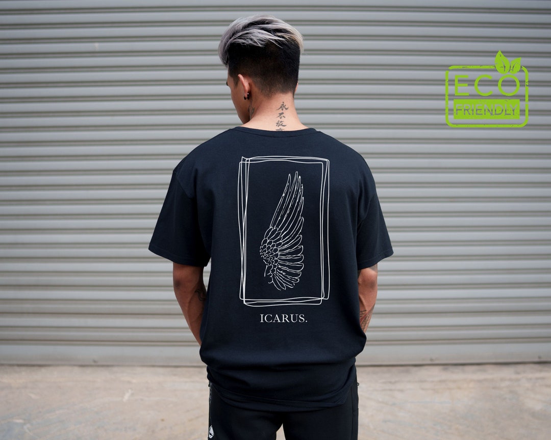 Ancient Greek Icarus Shirt, 100% Organic Cotton, Literary Academia ...