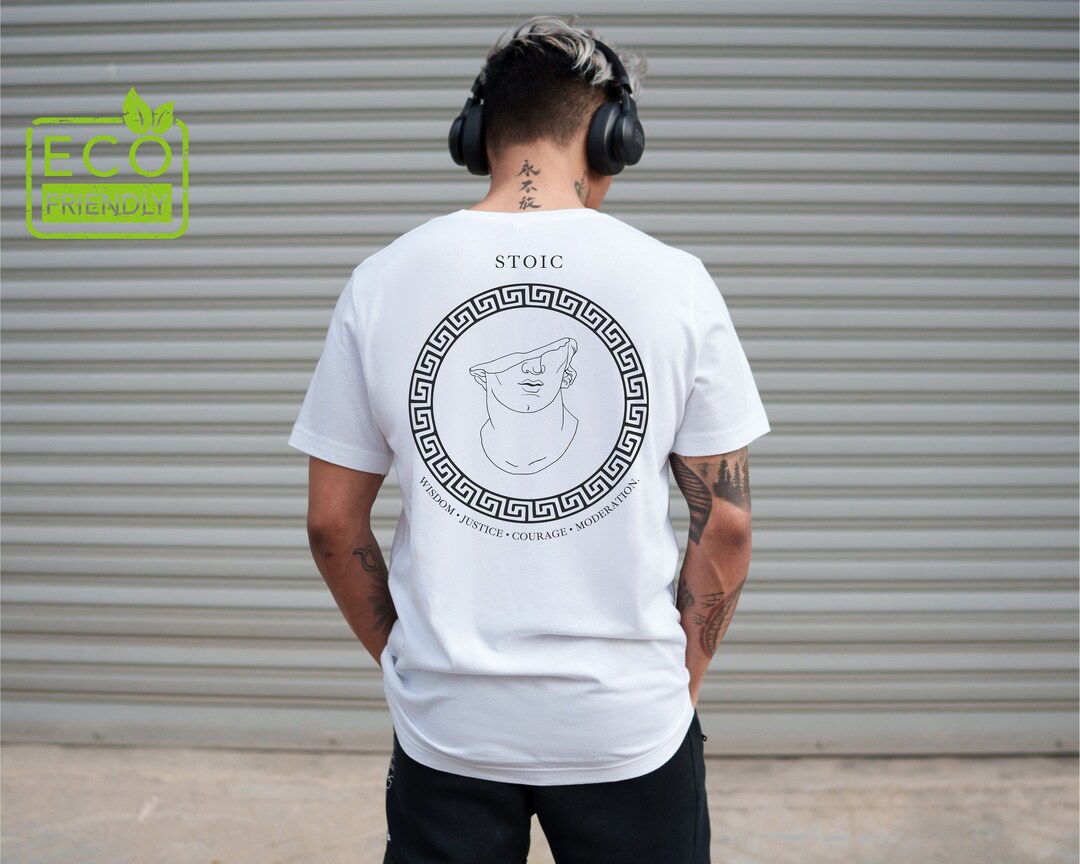 Renaissance Stoicism Philosophy T-shirt, 100% Organic Cotton, Daily ...