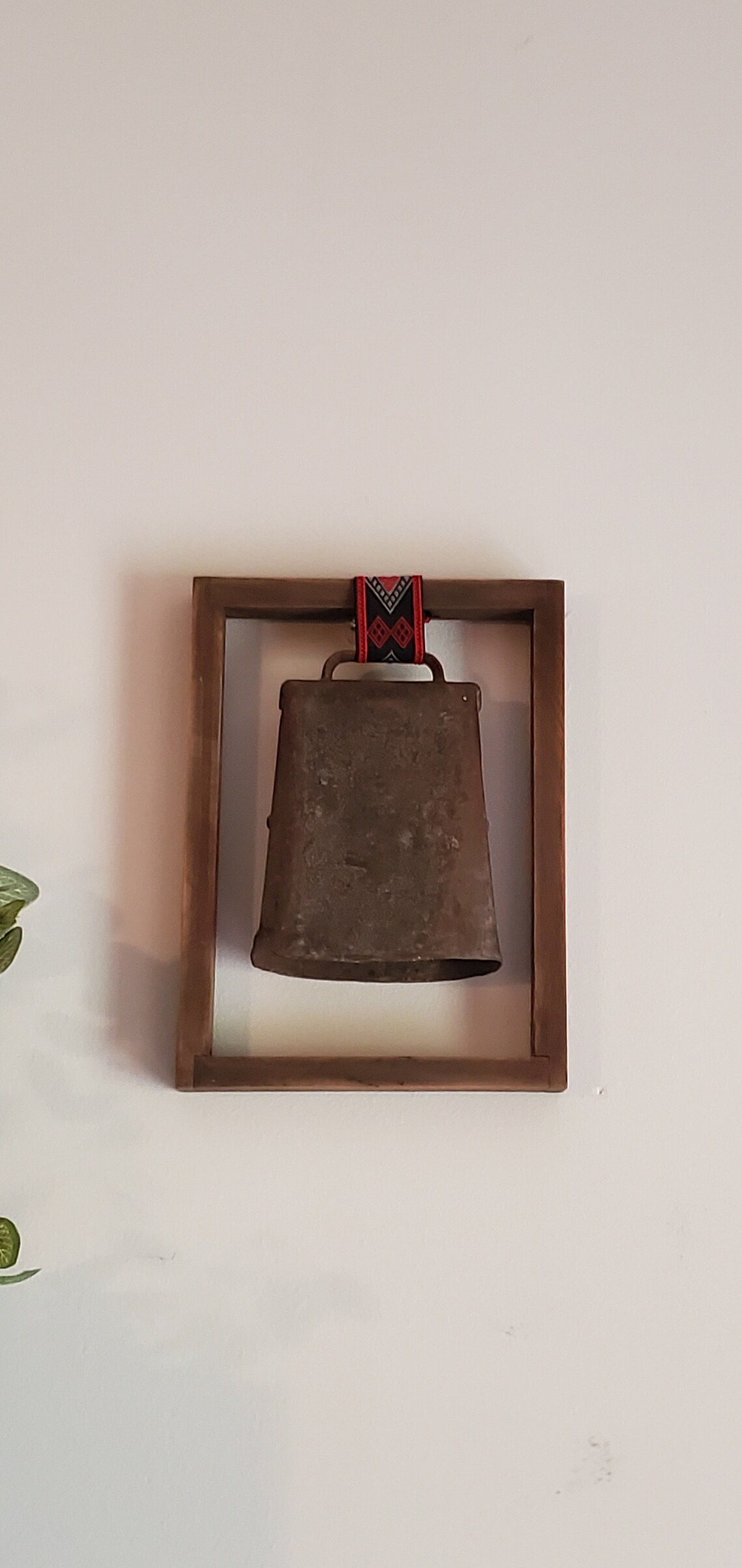 Rusty, Crusty, Large Vintage Cowbell in Frame no Clapper - Etsy