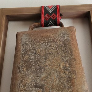 Rusty, Crusty, Large Vintage Cowbell in Frame no Clapper - Etsy