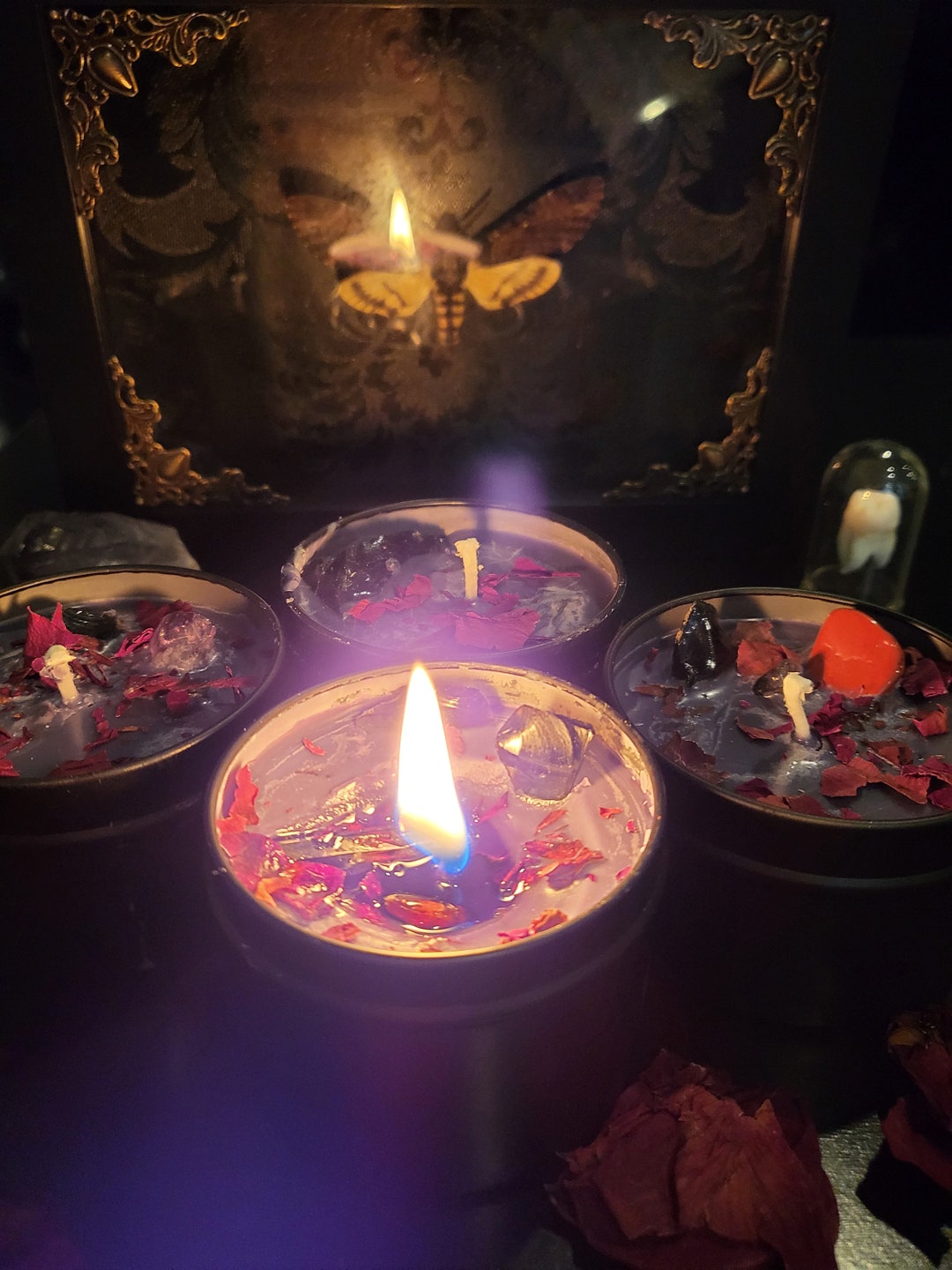 DARK GODDESS Devotional Candle - Etsy
