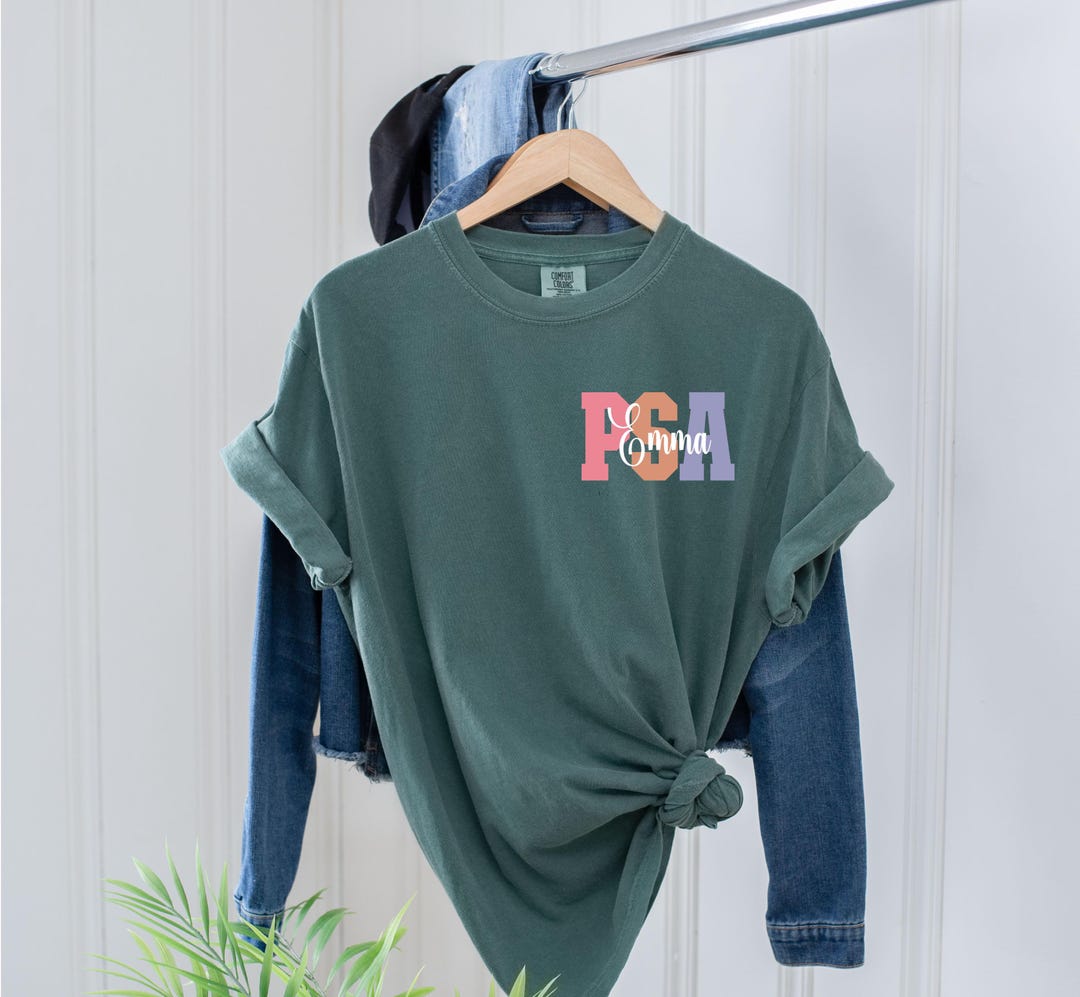 Comfort Colors Custom PSA Shirt: Patient Support Assistant Tee - Etsy