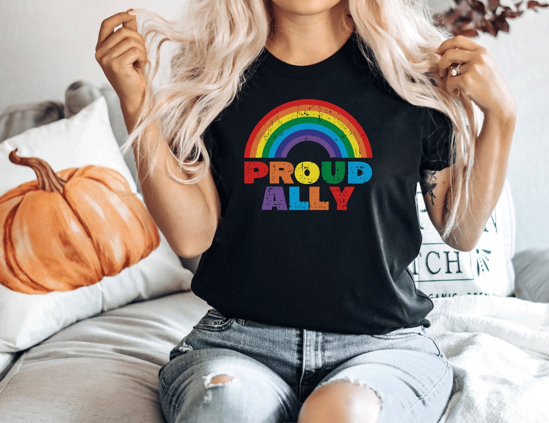 Pride Ally Shirt,trans Ally Shirt,lgbt Shirt for Ally,pride Shirt, Ally ...