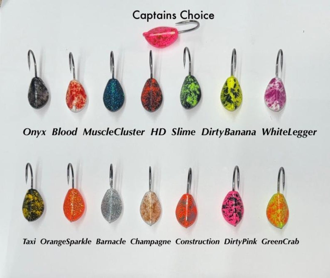 Blackfish Sheepshead Seabass Jigs 1/2-3oz Mustad Hooks - Etsy