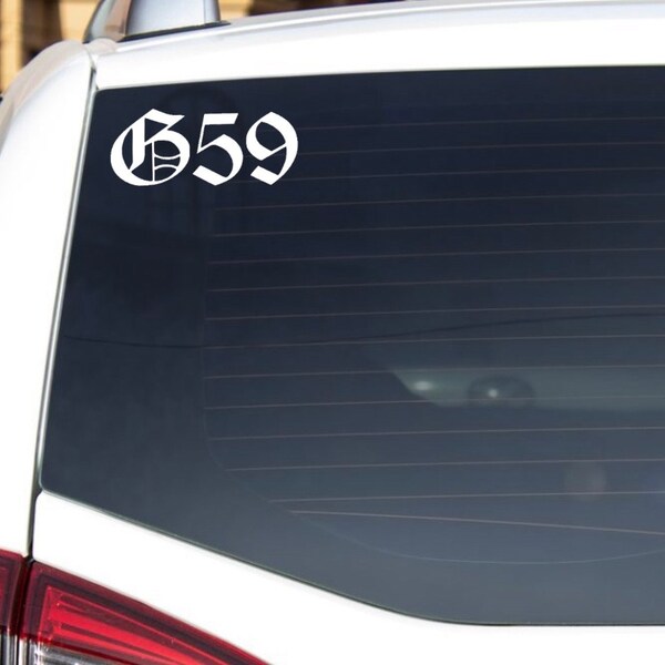 G59 Sticker Car - Etsy