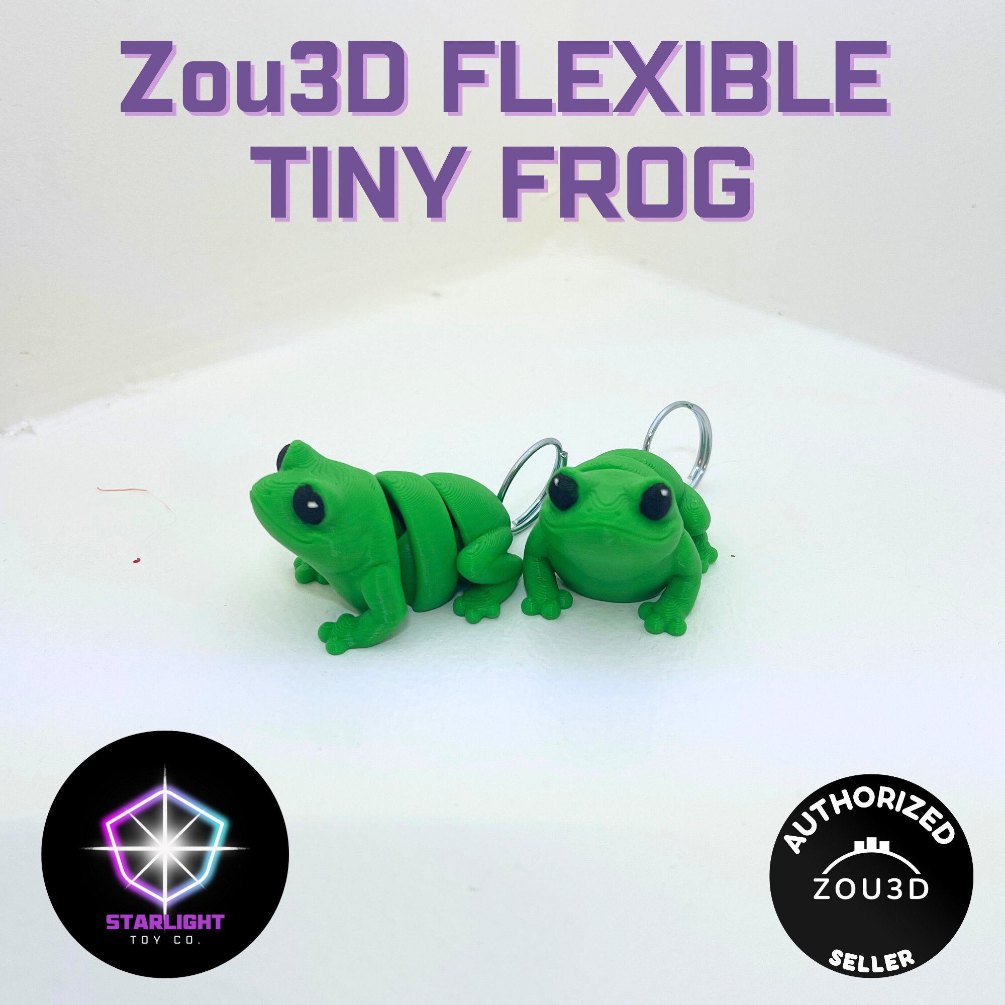 3D Printed Tiny Frog Made to Order Articulated Frog Desk - Etsy