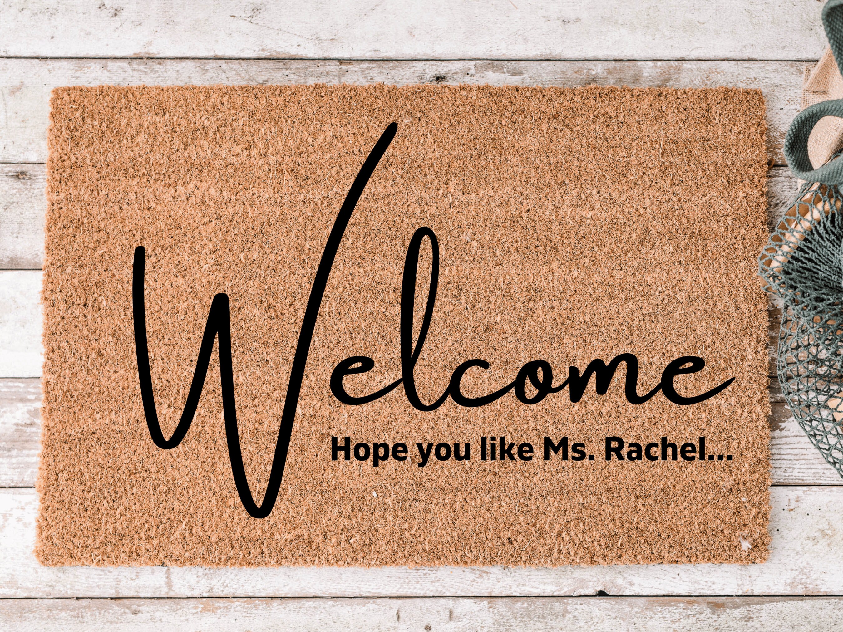 Hope You Like Ms. Rachel Doormat, Funny Doormat, Housewarming Gift, Ms ...