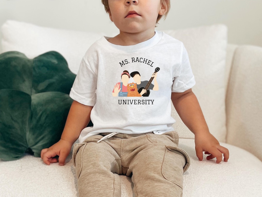 Ms. Rachel Tshirt, Toddler Tshirt, Ms. Rachel University, Songs for ...