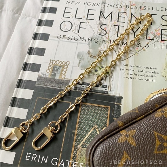 Shoulder Oval Chain Strap Replacement Gold - Etsy
