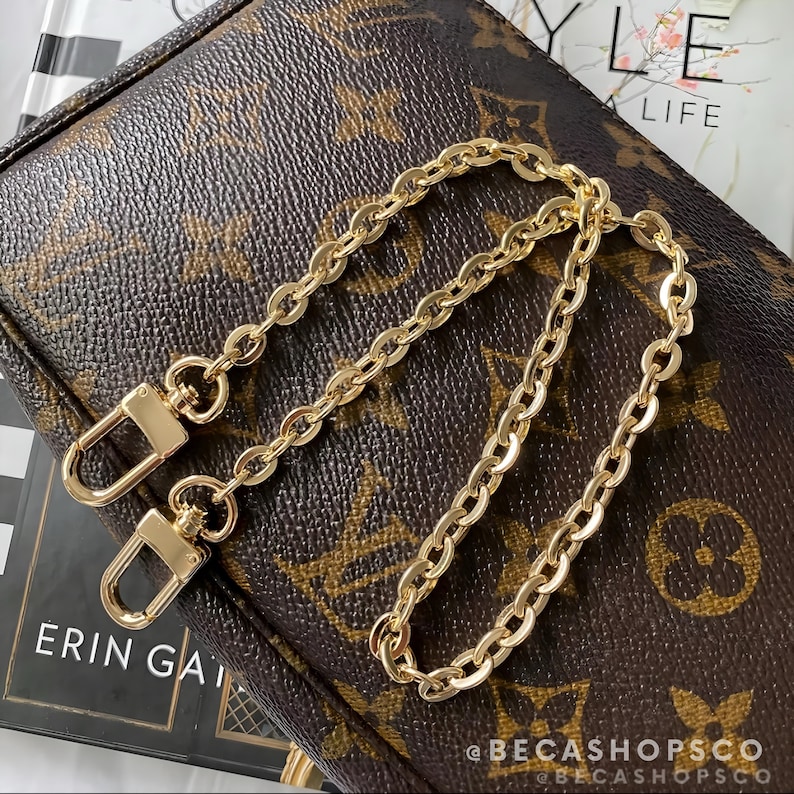 Shoulder Oval Chain Strap Replacement Gold - Etsy
