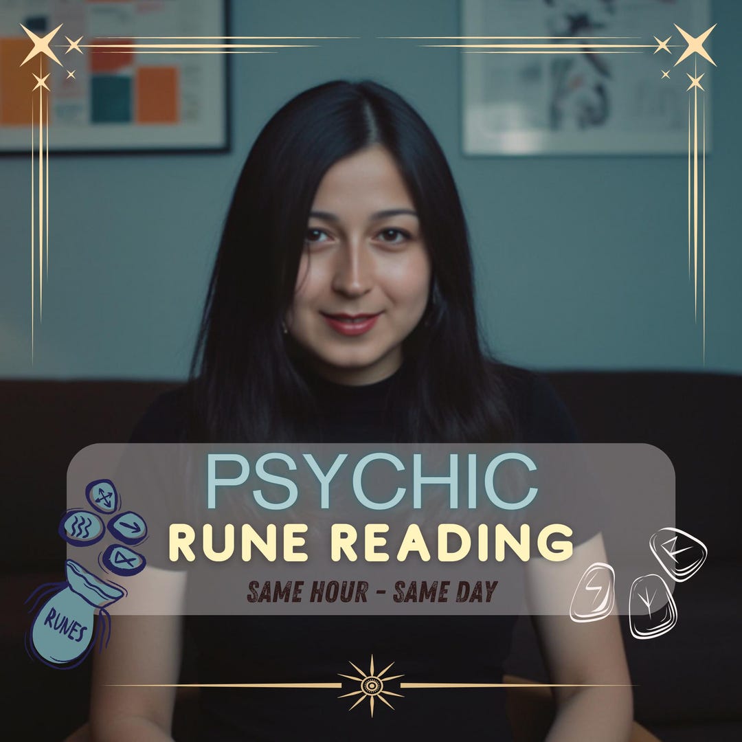 Psychic Rune Reading Ask General Question Same Hour Elder Futhark Runes ...