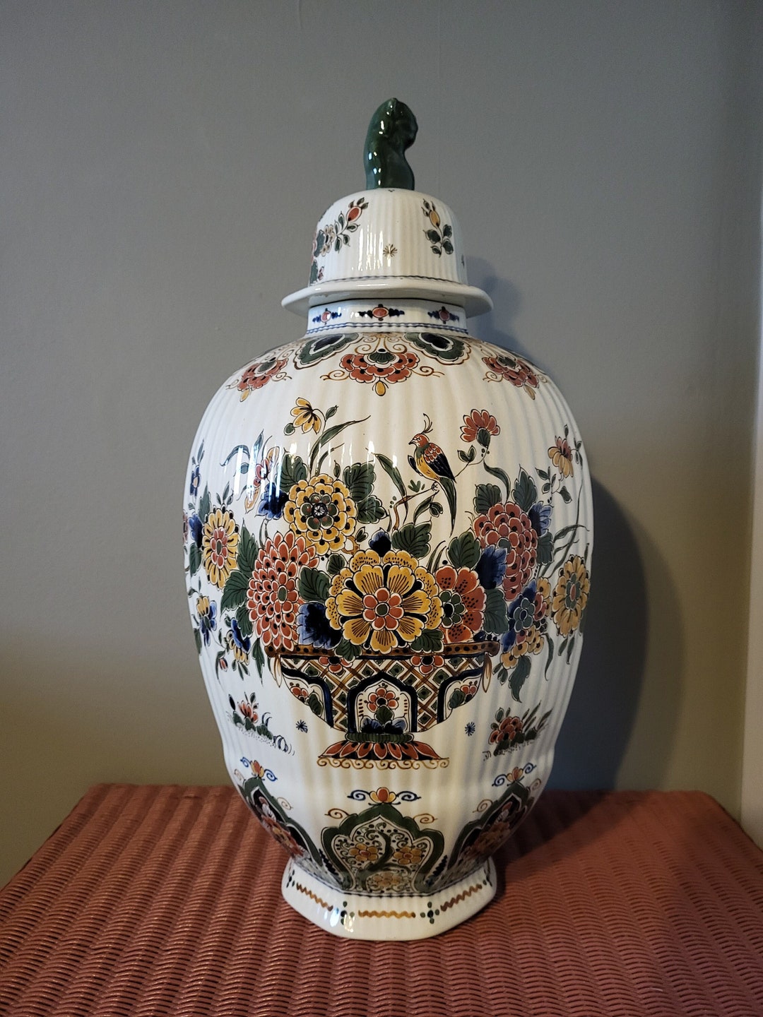 Royal Delft Pot Met Deksel polychroom - Etsy