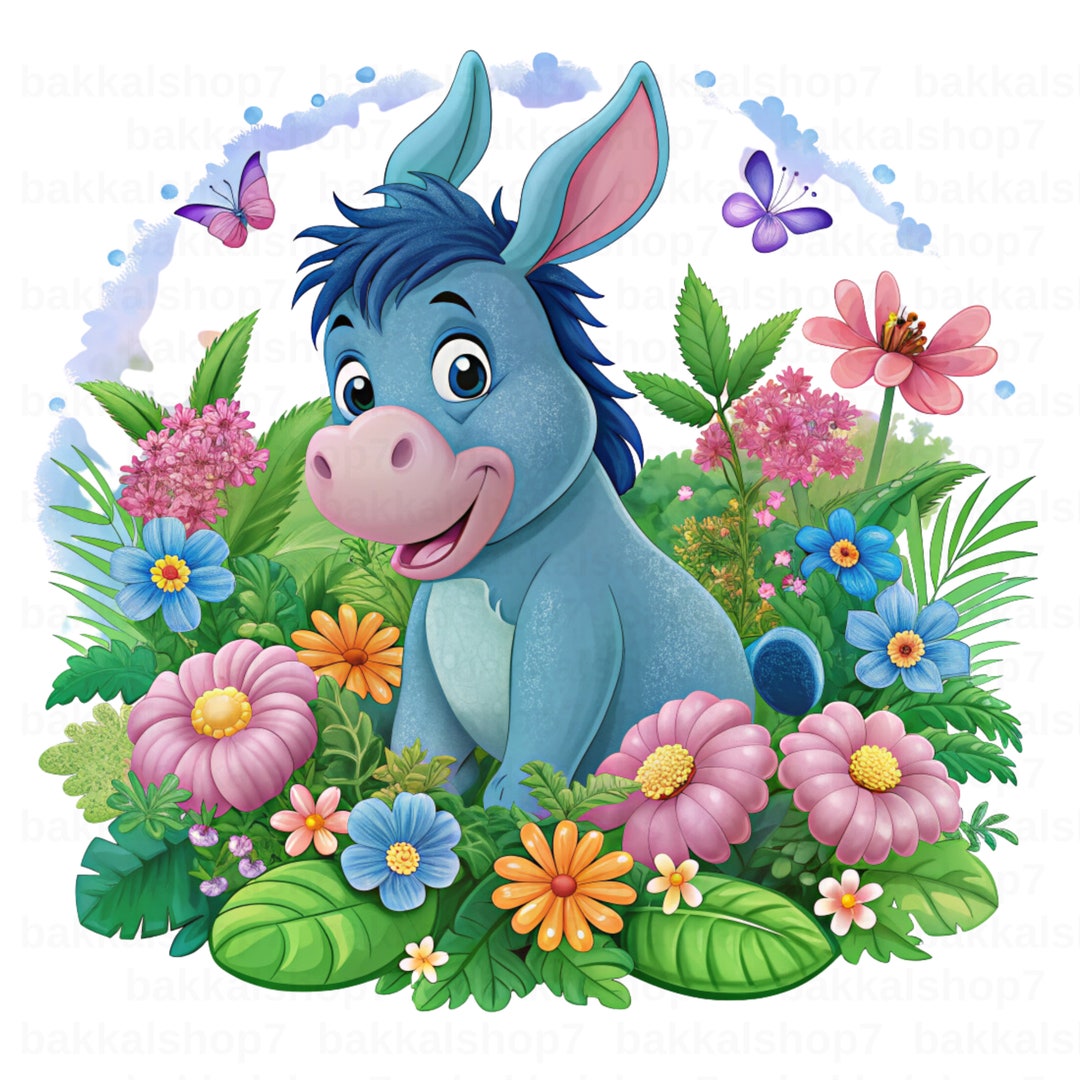 Eeyore Png, Eeyore Clipart, Cute Eeyore , Transparent Design - Etsy