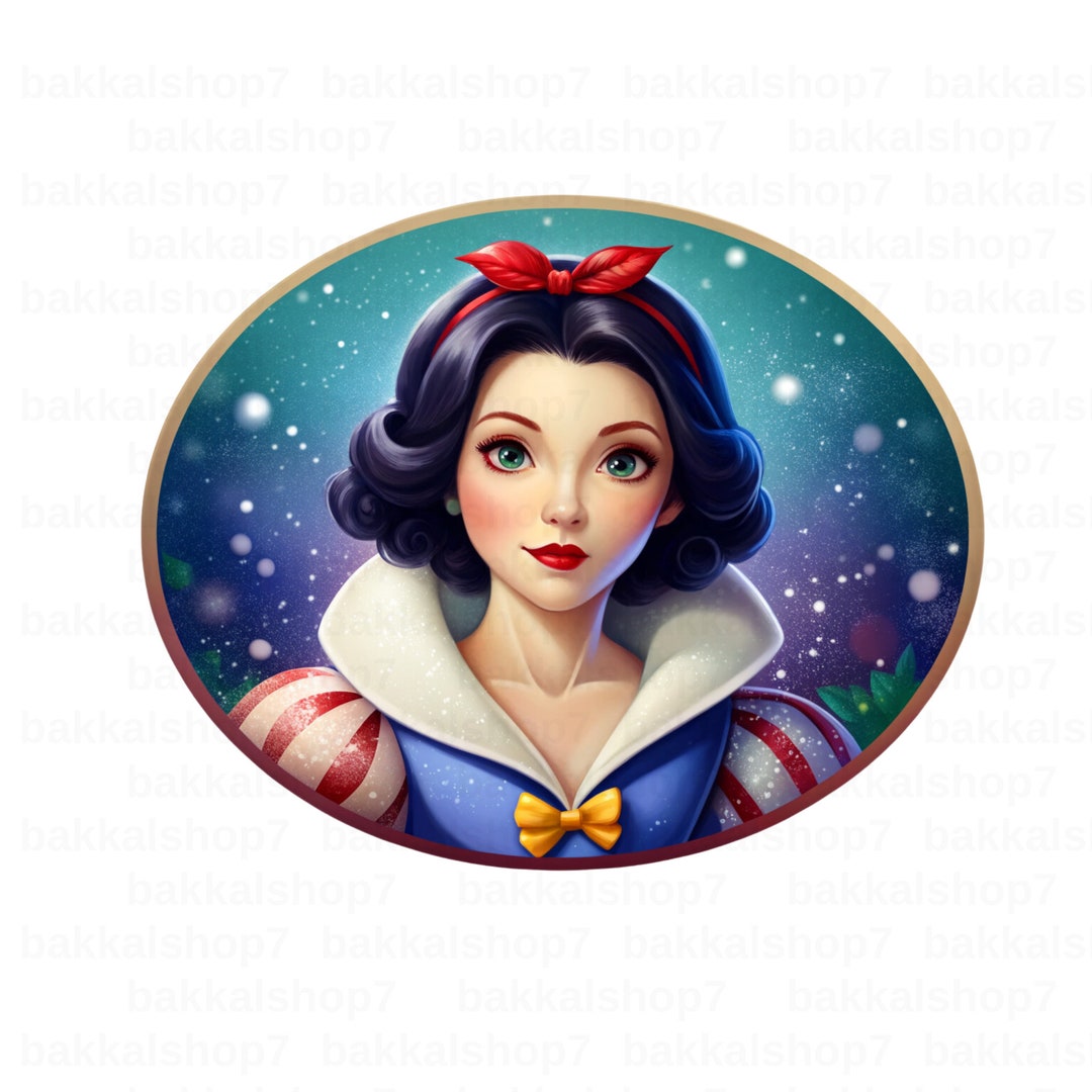 Snow White Princess Clipart, Snow White Png, Transparent Design - Etsy