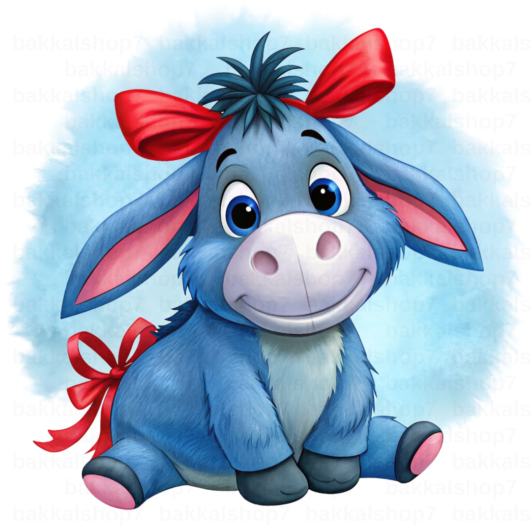 Eeyore Png, Eeyore Clipart, Cute Eeyore , Transparent Design - Etsy