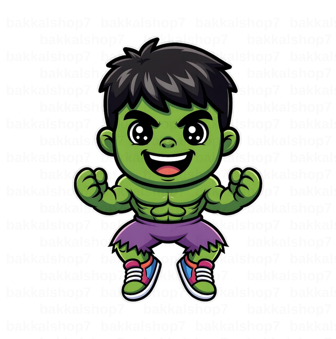 Cute Green Superhero Clipart, Strong Kids Hero PNG, Cartoon Green ...
