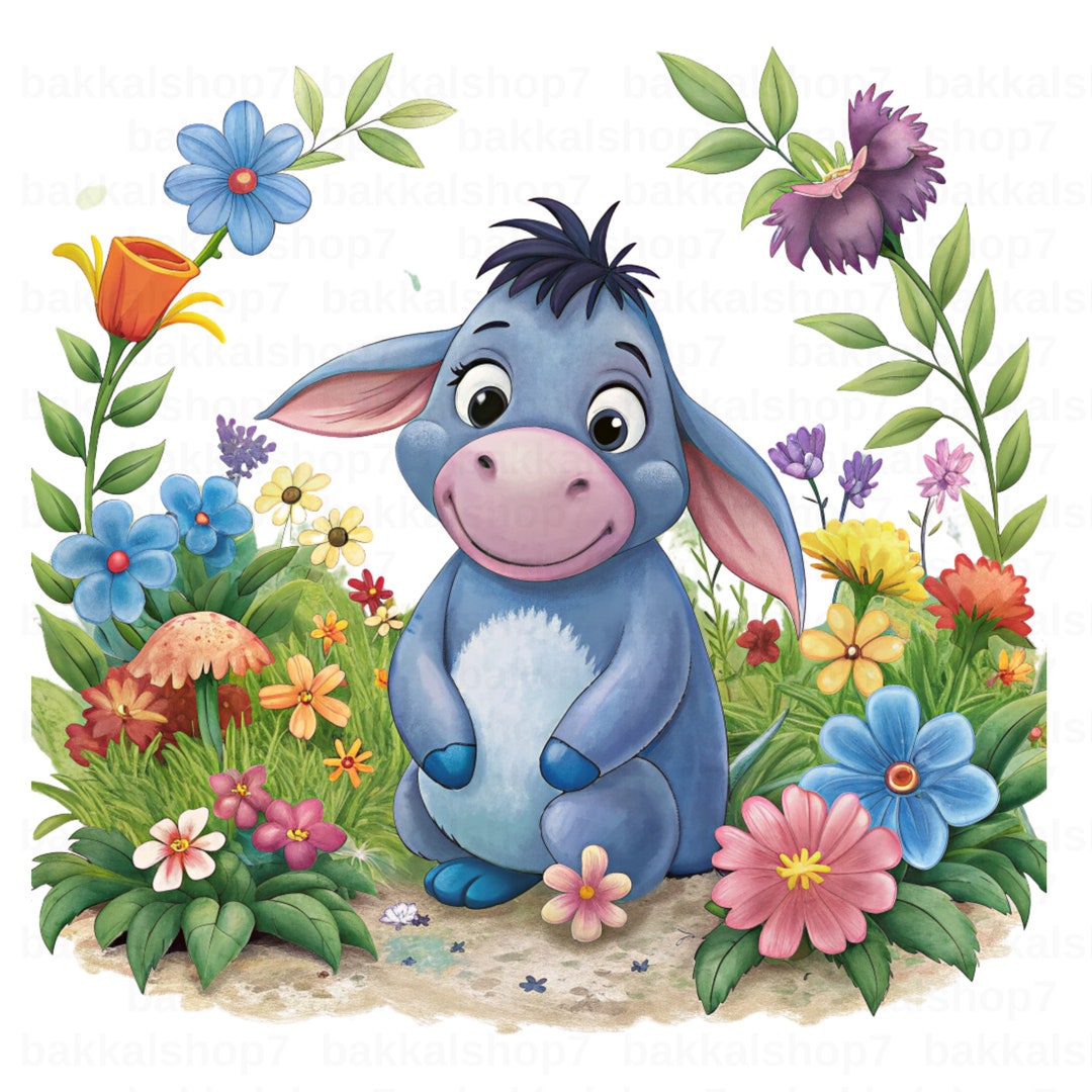 Eeyore Png, Eeyore Clipart, Cute Eeyore , Transparent Design - Etsy