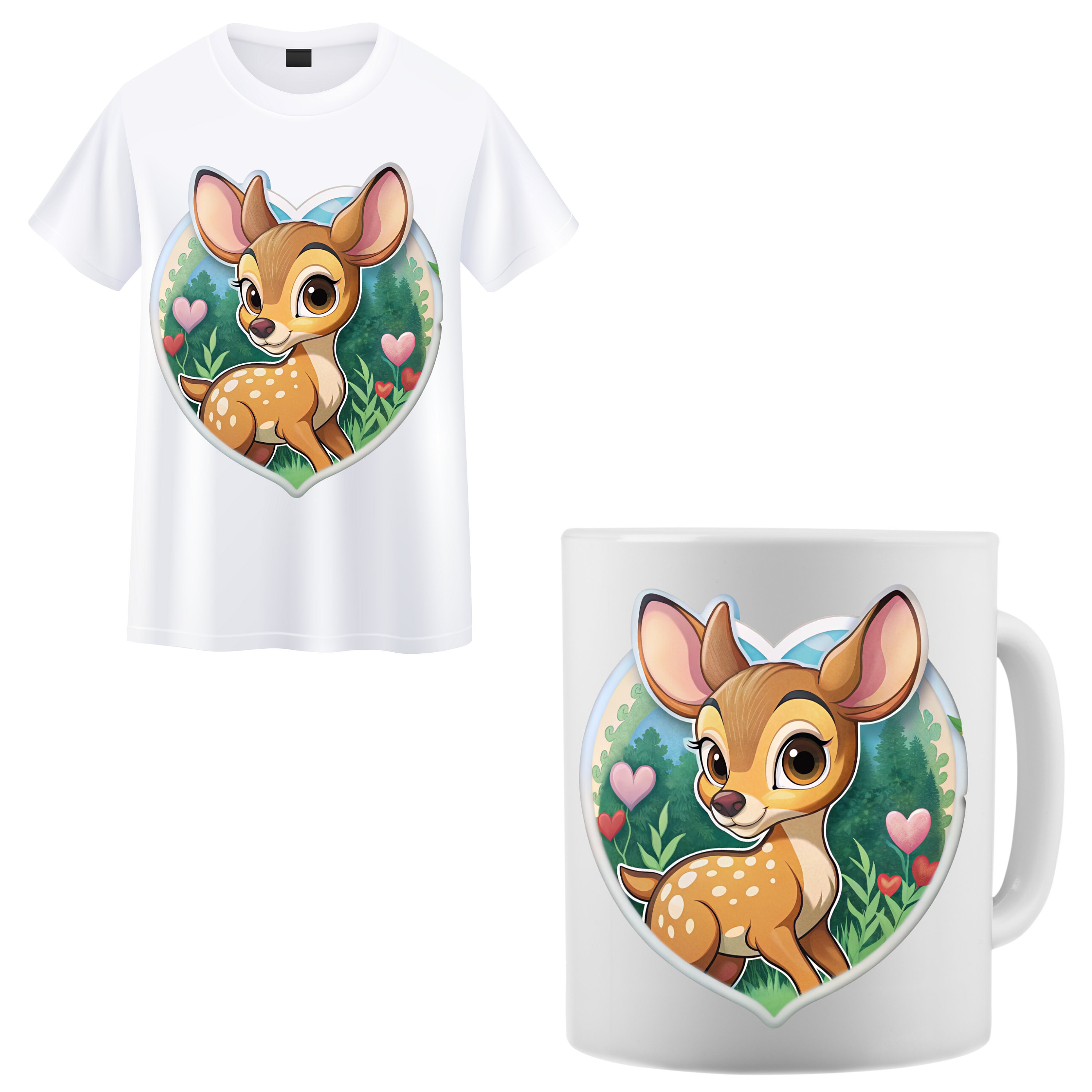 Cute Bambi Clipart, Bambi Png, Transparent Design, DİGİTAL DOWNLOAD - Etsy