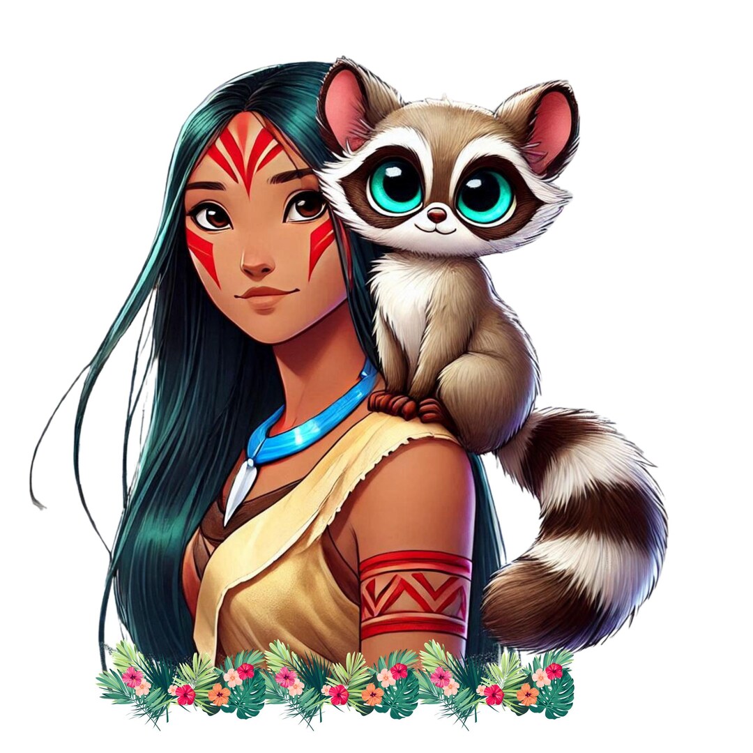Princess Pocahontas Clipart, Princess Pocahontas PNG ,meeko ...