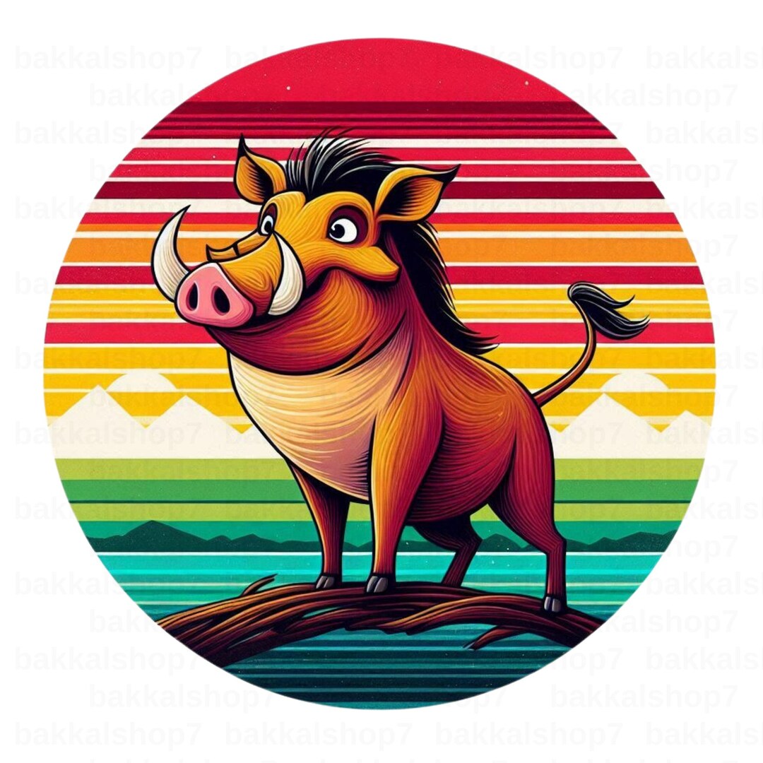 Pumbaa Clipart, Pumbaa PNG , the Lion King, Transparent Design, DIGITAL ...