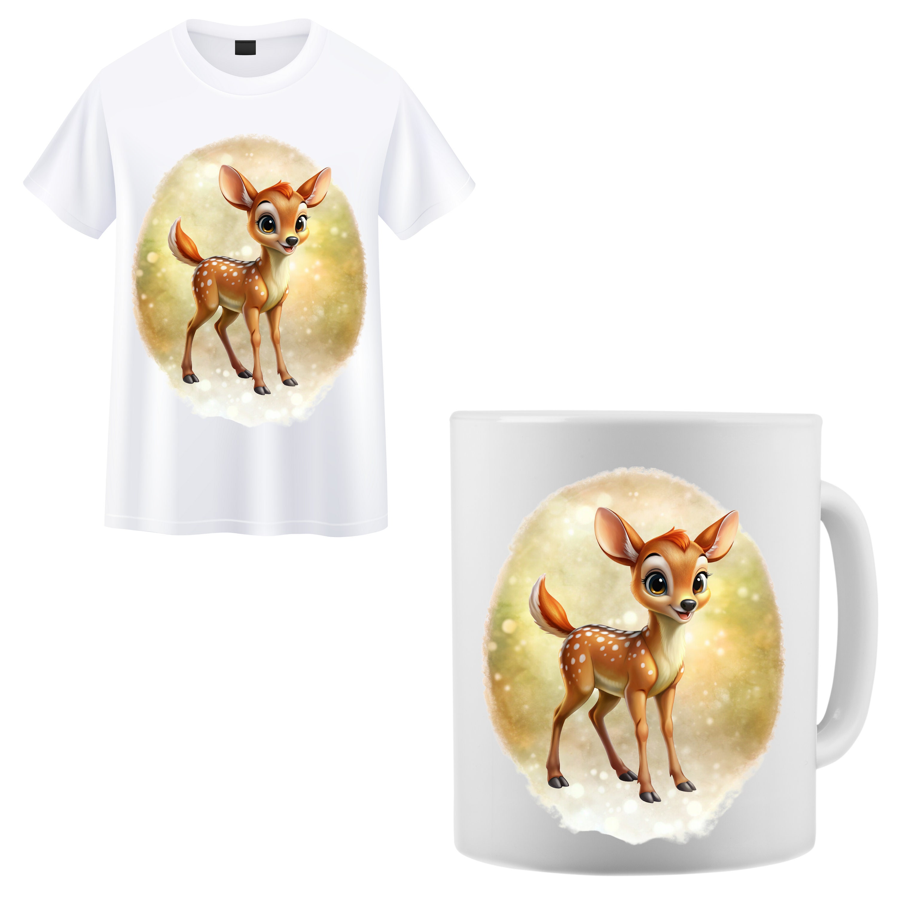 Cute Bambi Clipart, Bambi Png, Transparent Design, DİGİTAL DOWNLOAD - Etsy