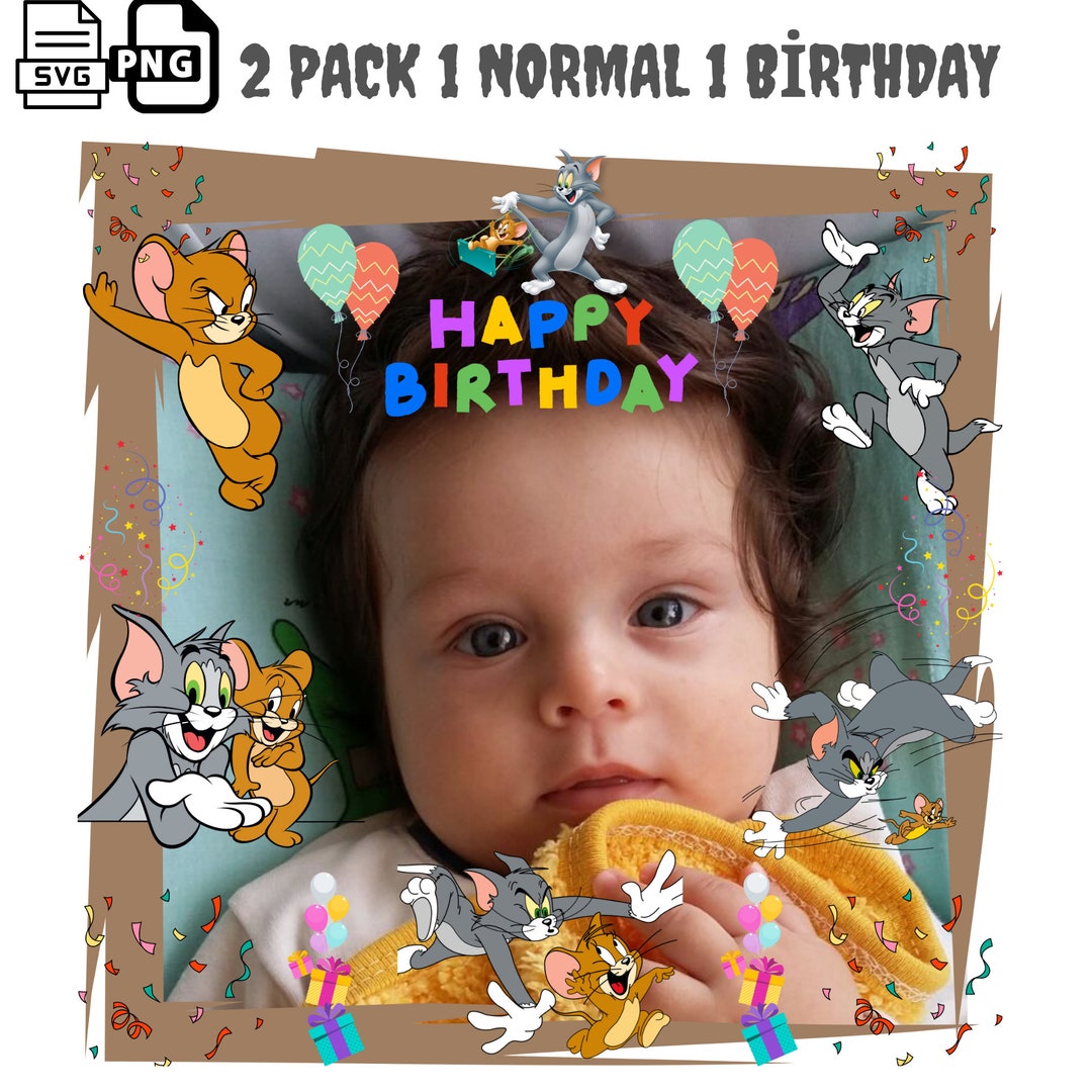 Tom and Jerry Frames Transparent Background PNG/SVG Digital Download ...